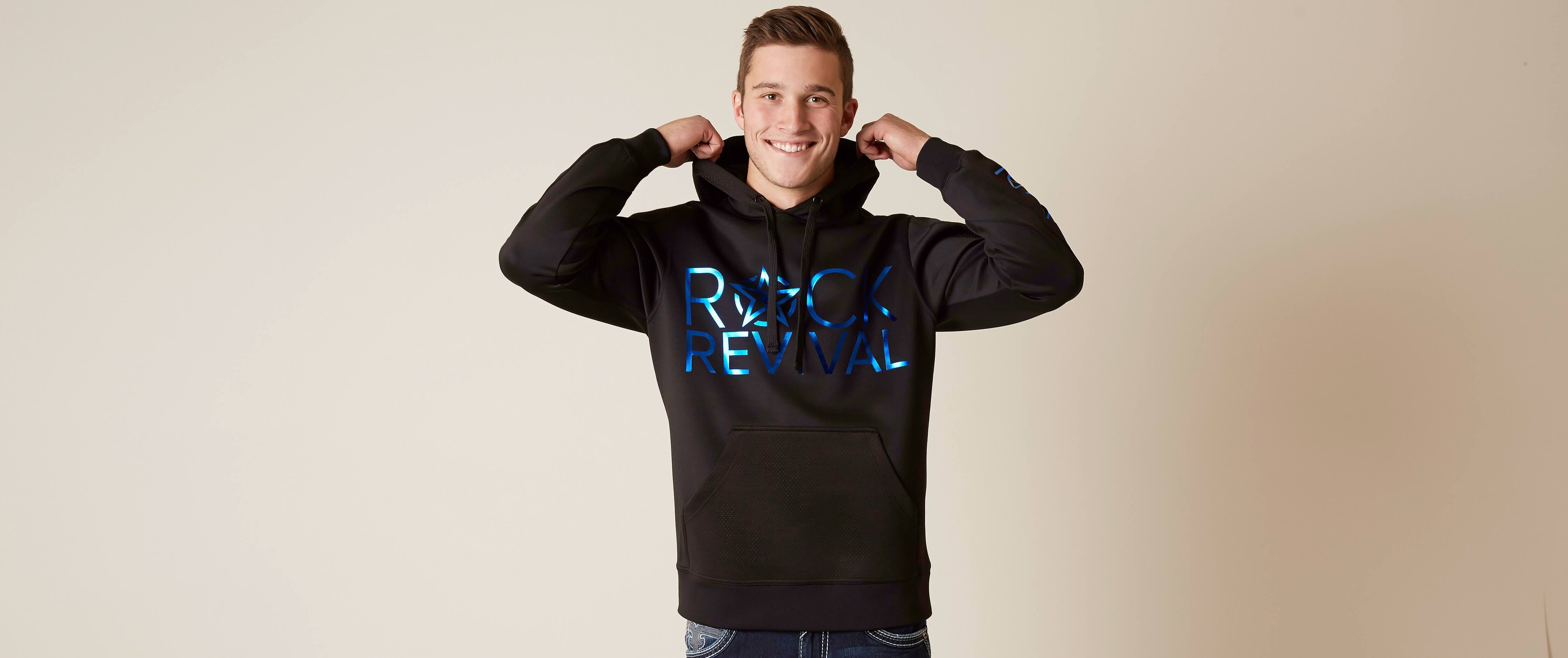 Rock Revival Brockman Sweatshirt - Men's Sweatshirts in Black | Buckle