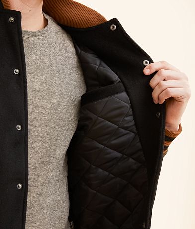 Rock Revival Fleur Varsity Jacket - Men's Coats & Jackets in Black | Buckle