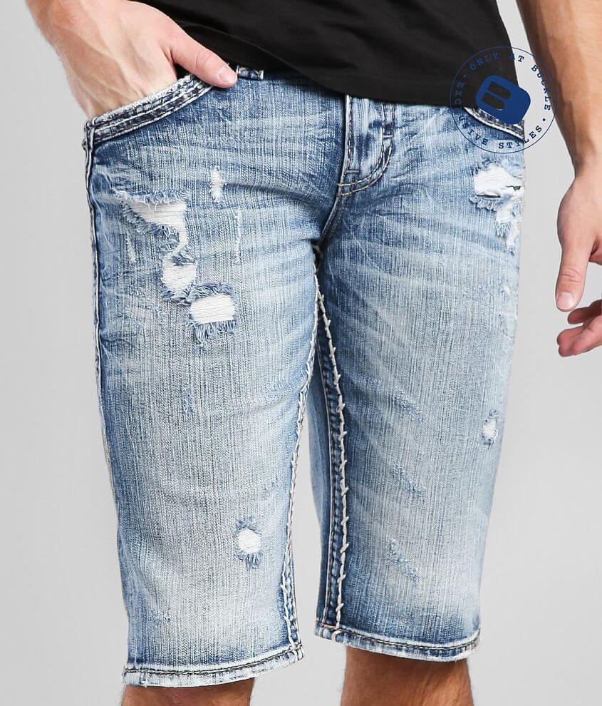 Rock Revival Jaser Denim Stretch Short - Men's Shorts in Jaser H215 ...