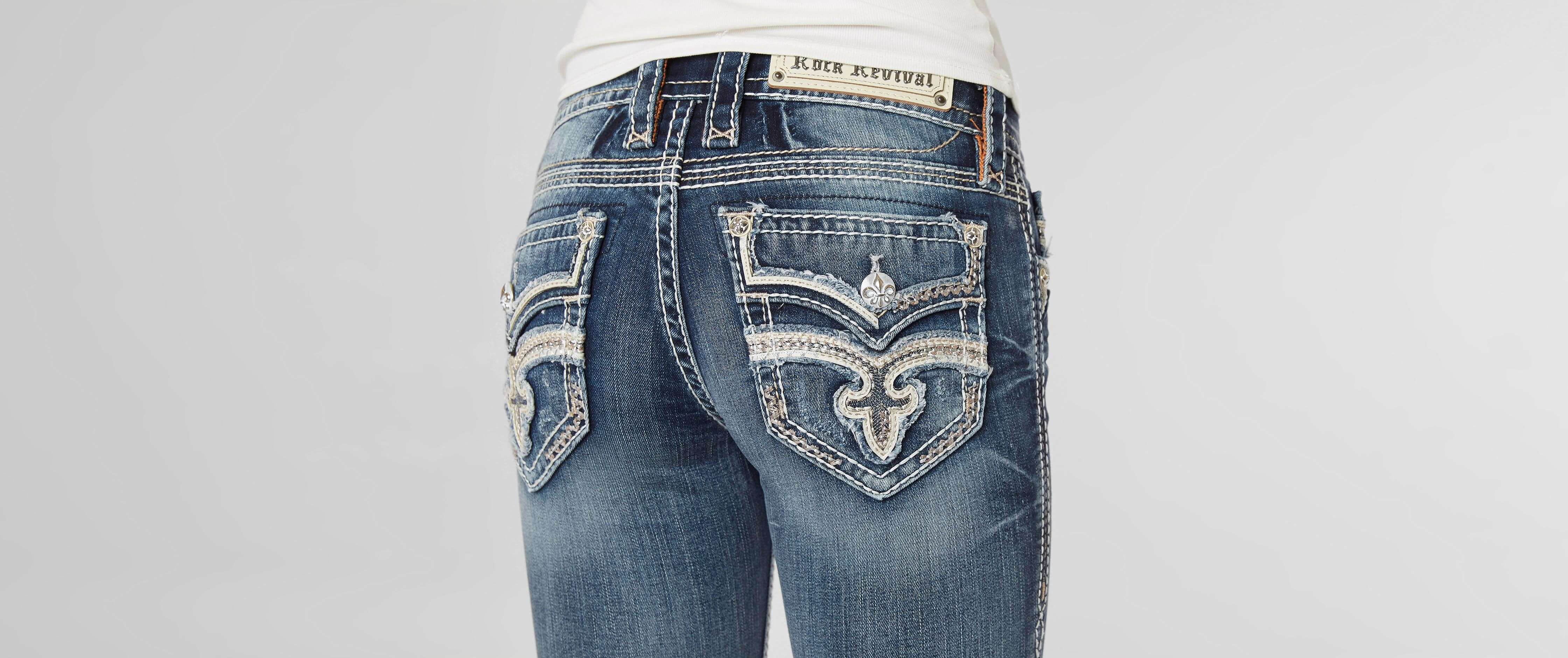 Rock Revival Raven Skinny Stretch Jean - Women's Jeans in Raven S214 ...