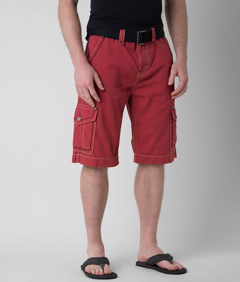 Rock Revival Classic Cargo Short - Men's Shorts in Red | Buckle