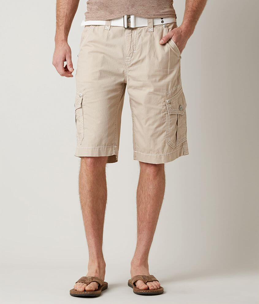 Rock Revival Classic Cargo Short - Men's Shorts in Stone | Buckle