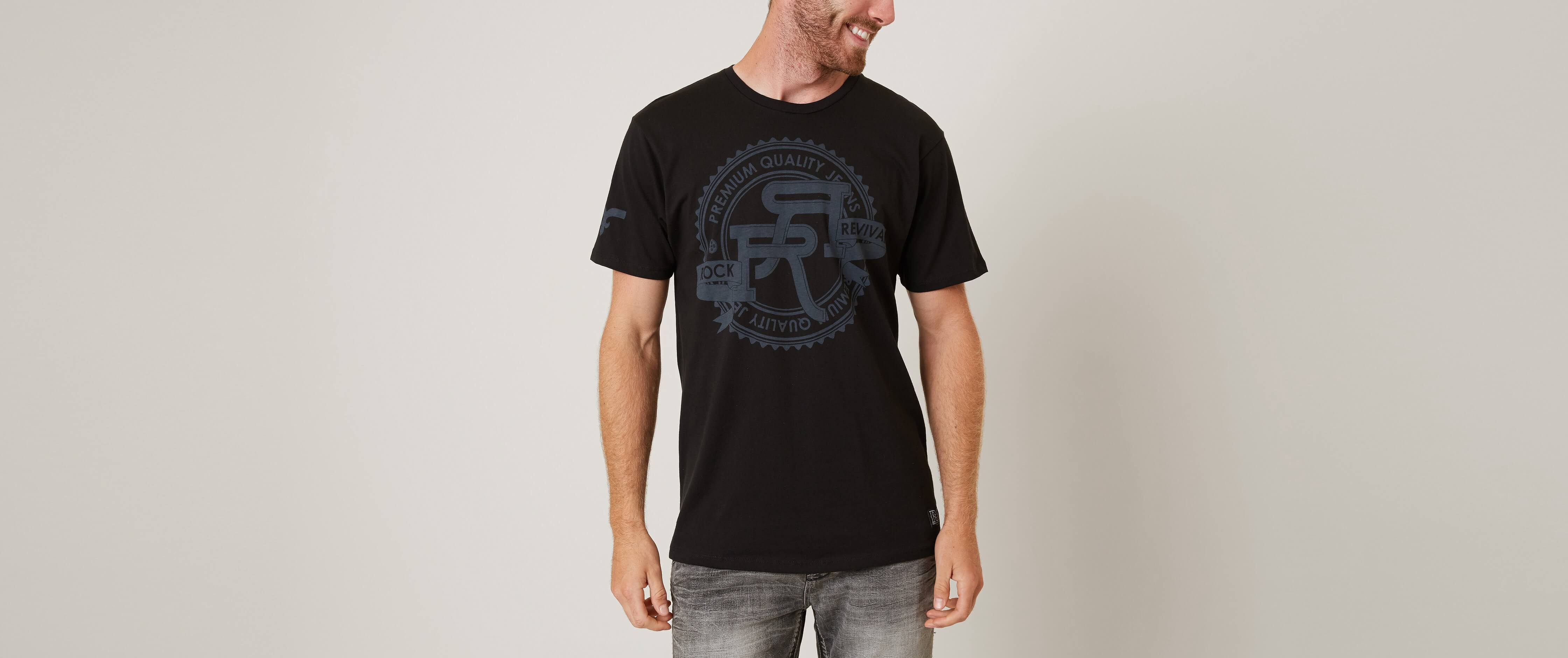 Rock Revival Prospect T-Shirt - Men's T-Shirts in Black | Buckle