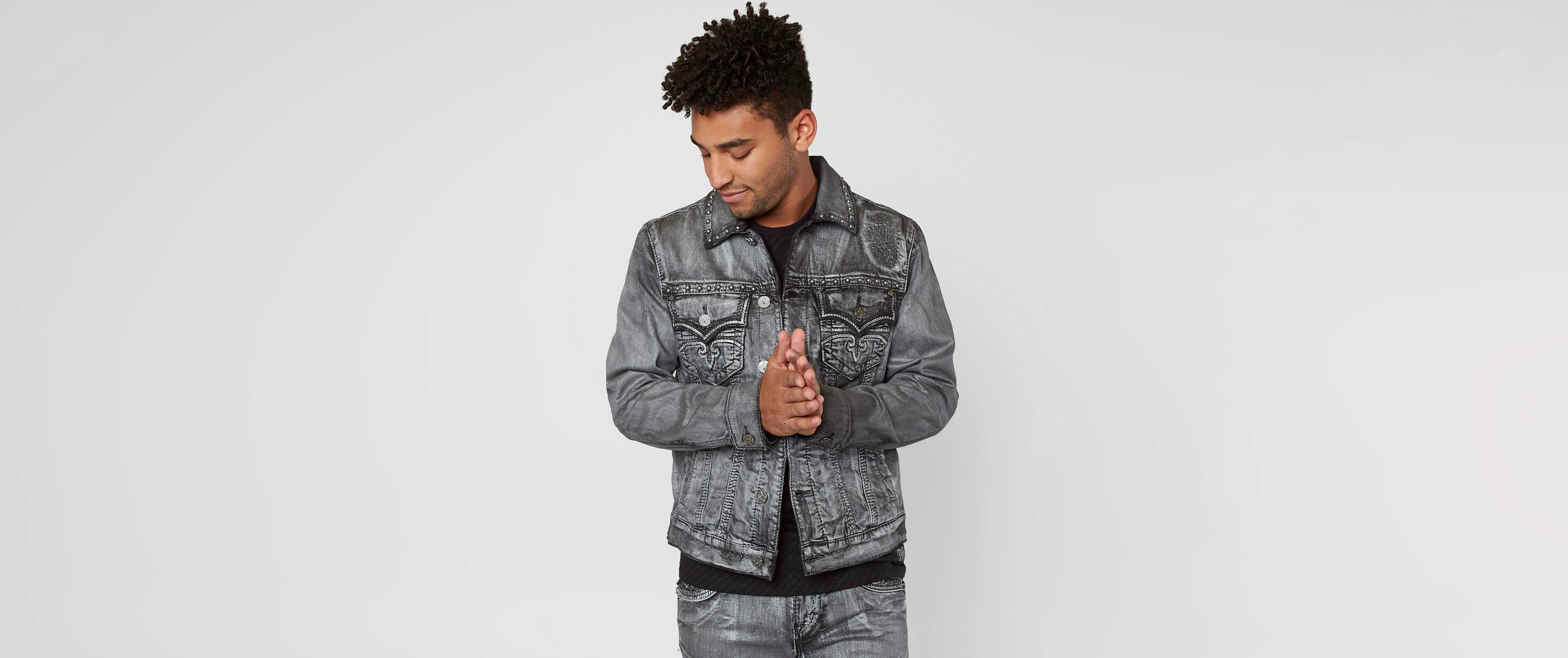 Rock Revival Doheny Denim Stretch Jacket - Men's Clothing in Doheny 201 ...