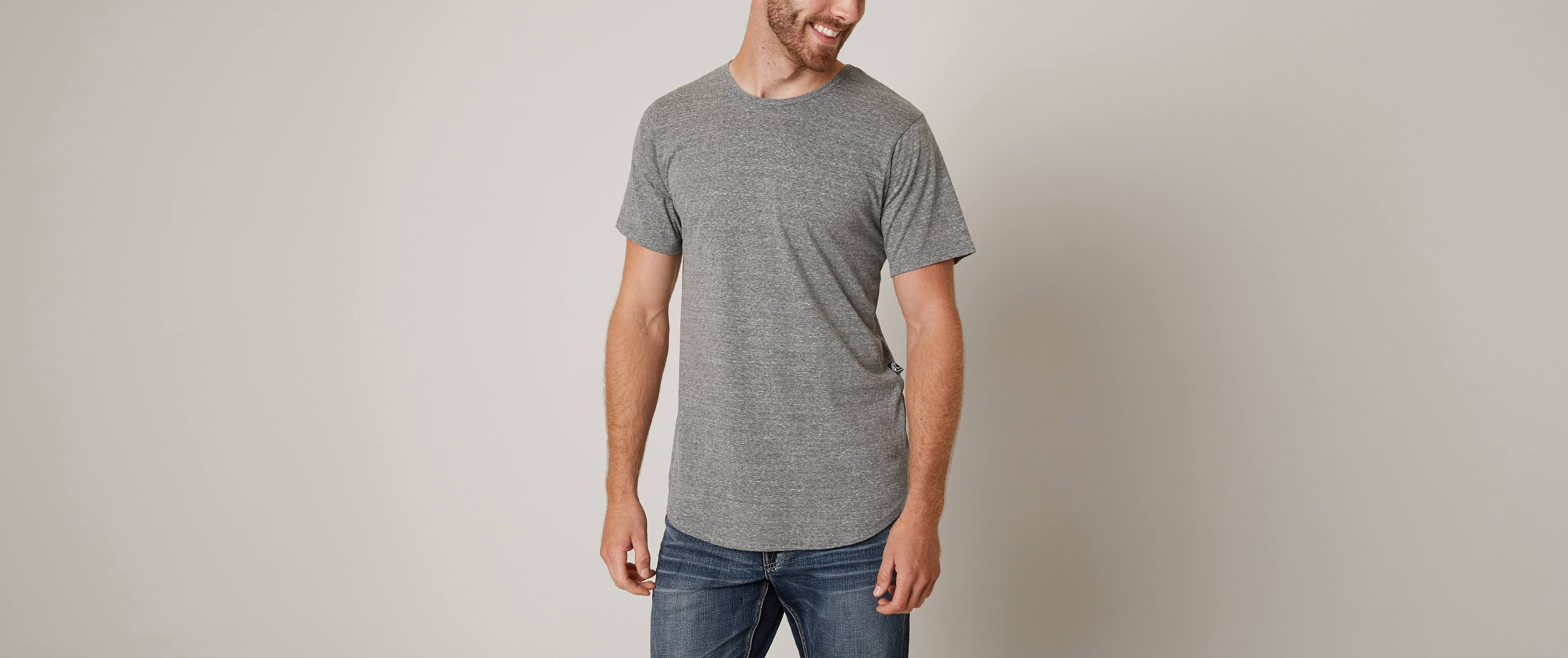 Rustic Dime Long Body T-Shirt - Men's T-Shirts in Heather Grey | Buckle