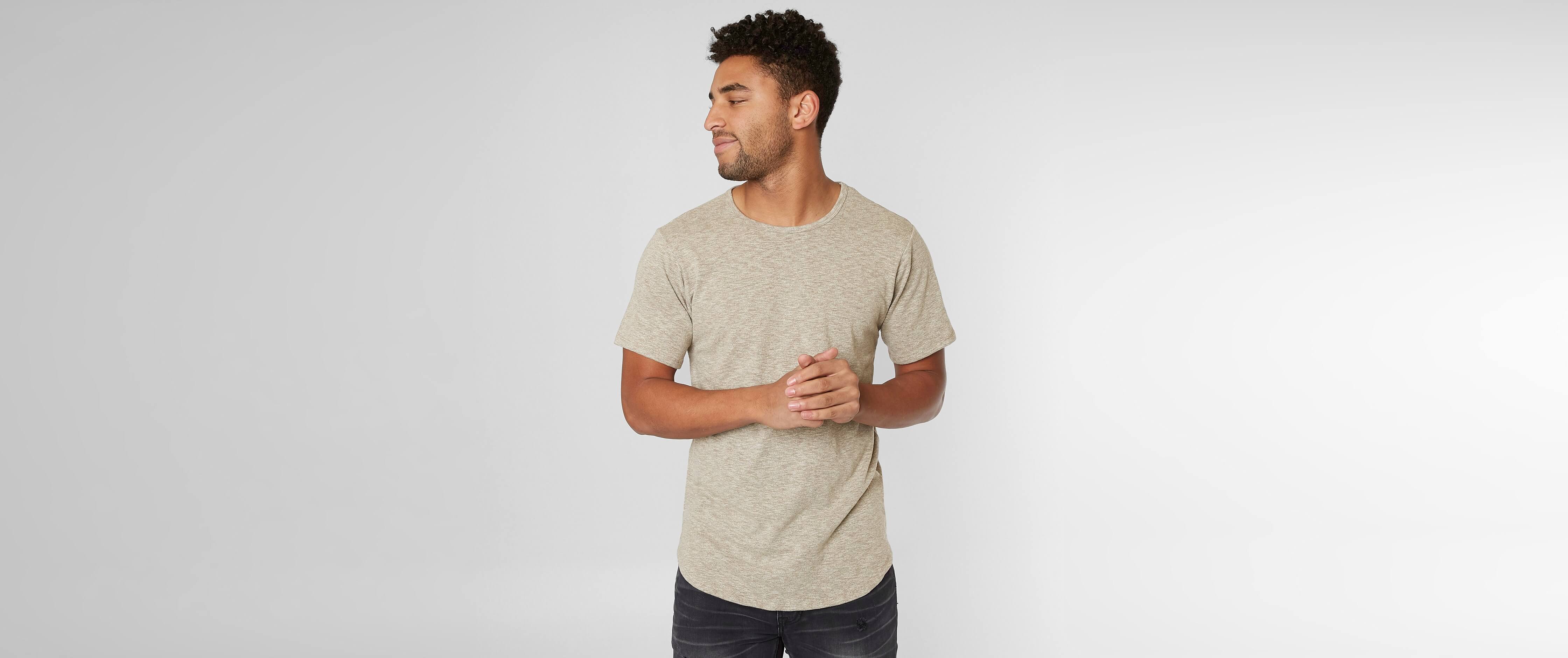 Rustic Dime Marled T-Shirt - Men's T-Shirts in Taupe Multi | Buckle