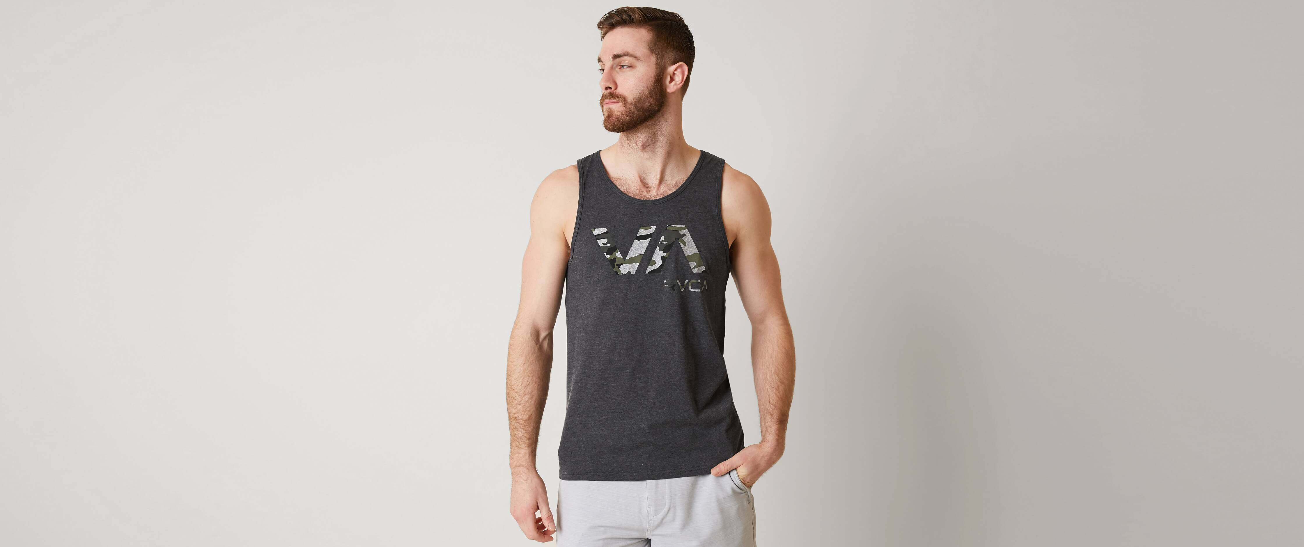 RVCA VA Tank Top - Clothing in Black | Buckle