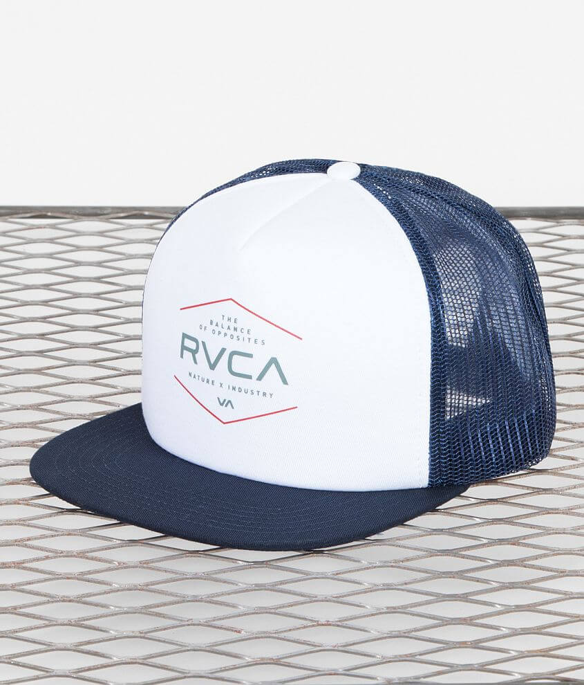 RVCA Industrial Trucker Hat - Men's Hats in White | Buckle