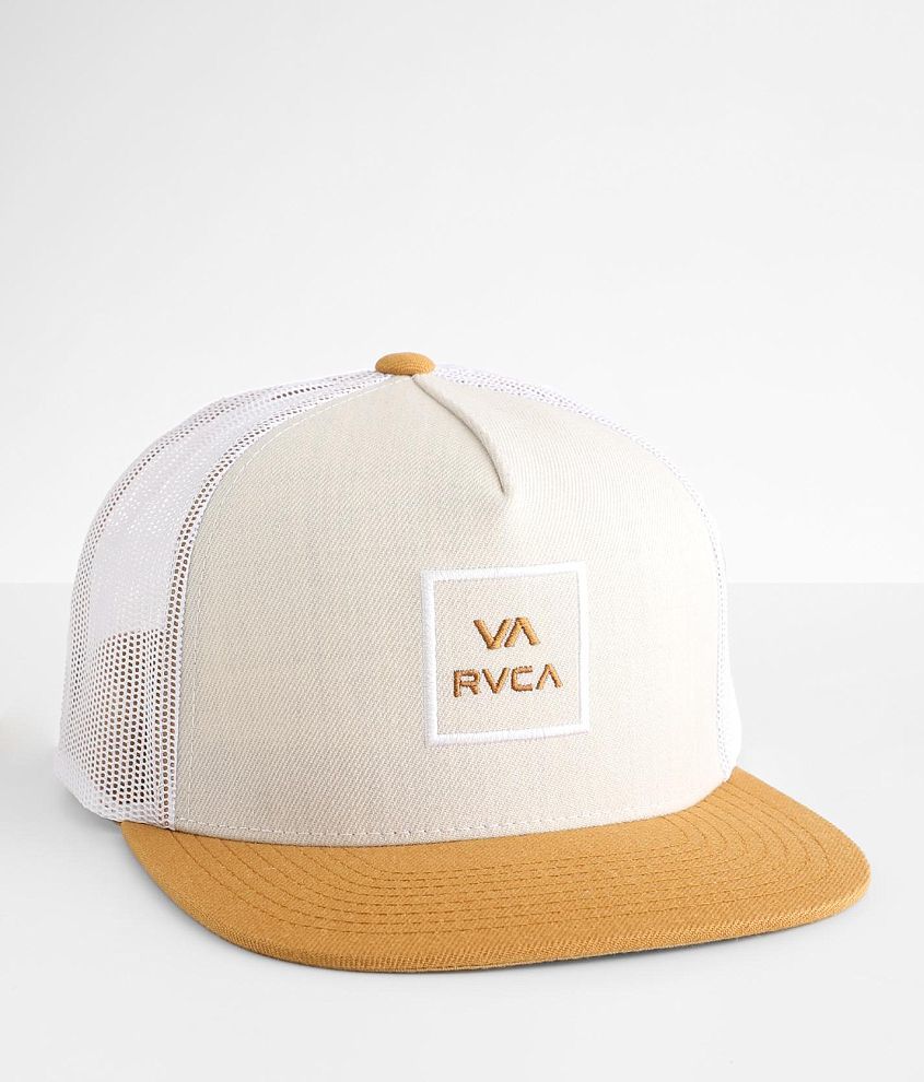 RVCA All The Way Trucker Hat - Men's Hats in Oatmeal | Buckle