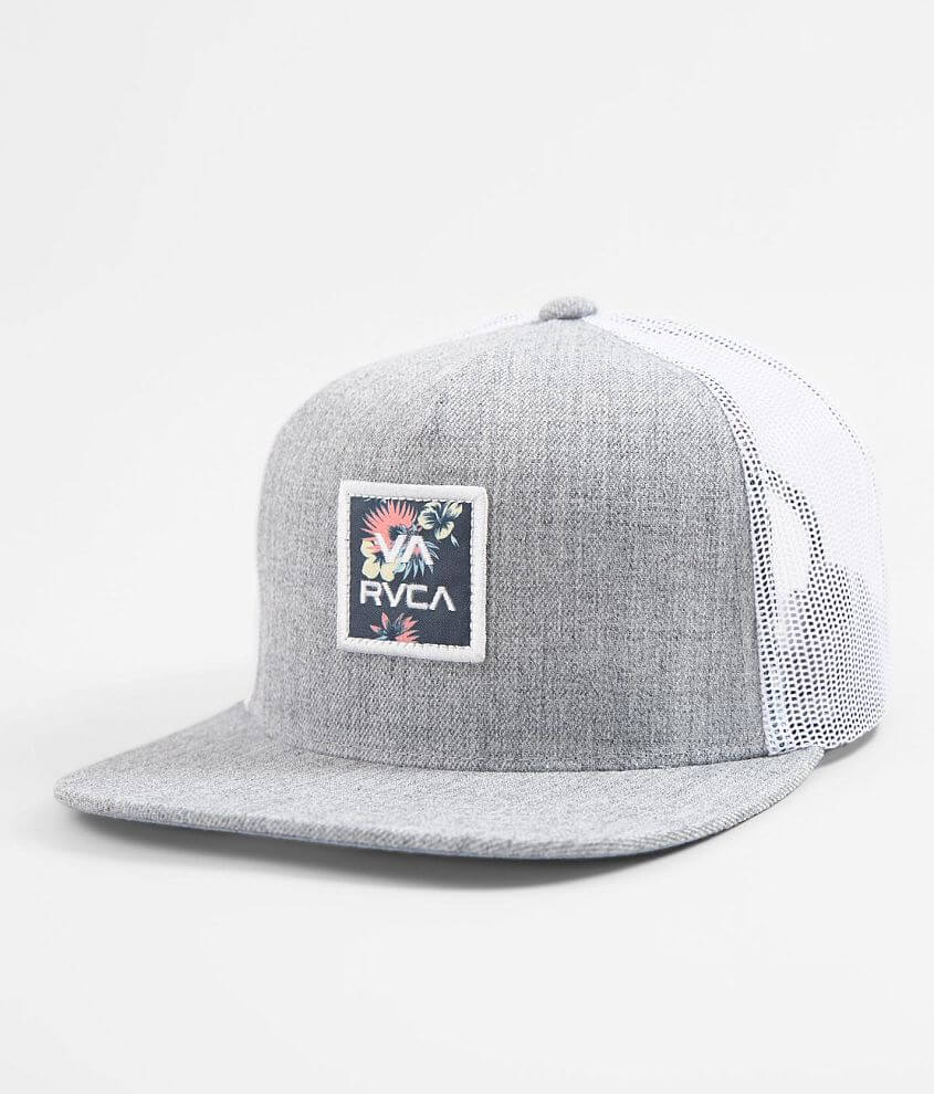RVCA VA All The Way Trucker Hat - Men's Hats in Heather Grey | Buckle