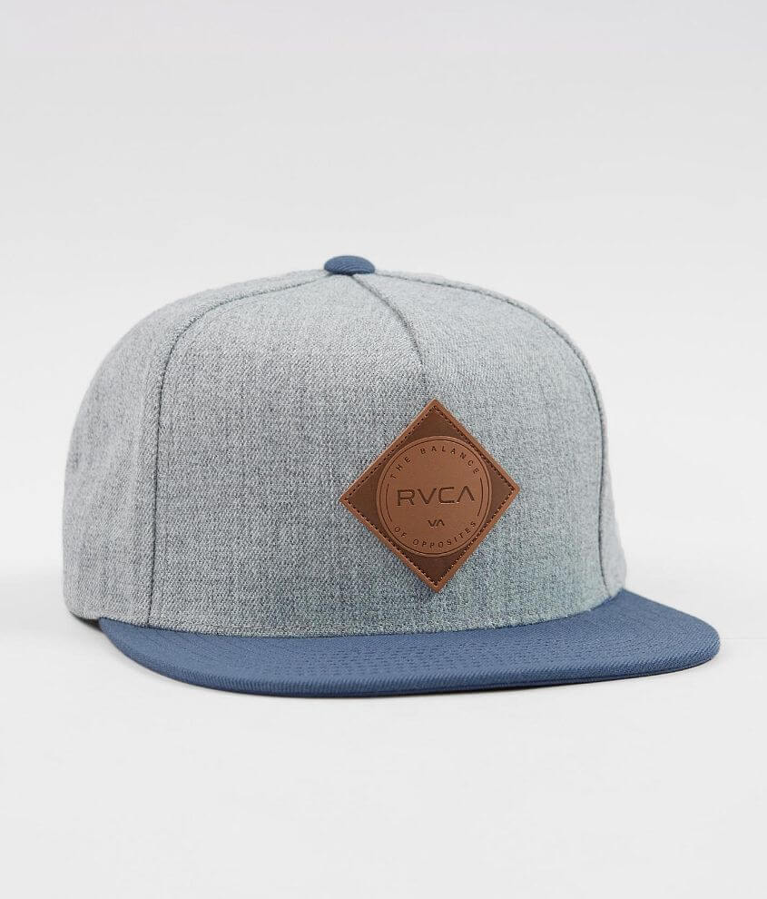 RVCA Camps Hat - Men's Hats in Heather Grey Blue | Buckle