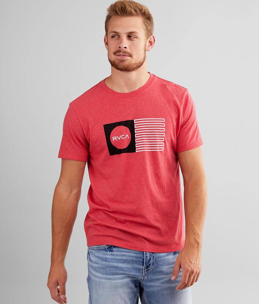 RVCA Independence T-Shirt - Men's T-Shirts in Red Fade | Buckle