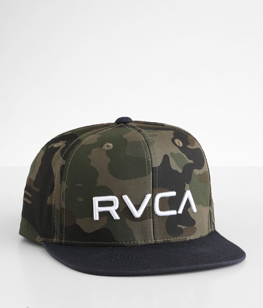 Boys - RVCA Twill Trucker Hat - Boy's Hats in Camo Navy | Buckle