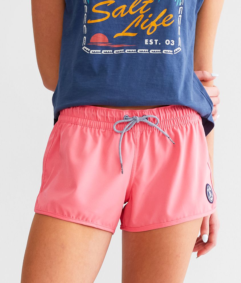 Salt Life Good Daze Stretch Boardshort - Women's Swimwear in Pink Punch ...