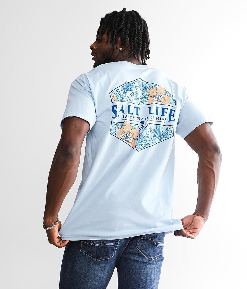 Salt Life Tropics T-Shirt - Men's T-Shirts in Blue Stone | Buckle Salt Life Tropics T-Shirt - Men's T-Shirts in Blue Stone | Buckle