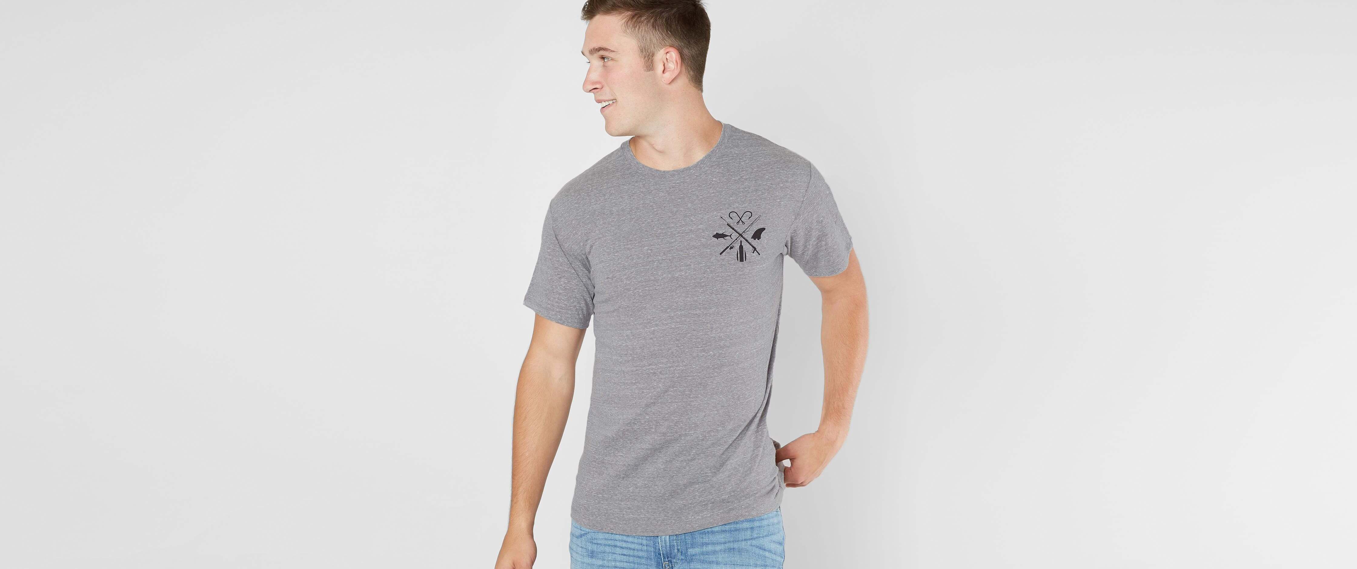 Salt Life True Waterman T-Shirt - Men's T-Shirts in Charcoal | Buckle