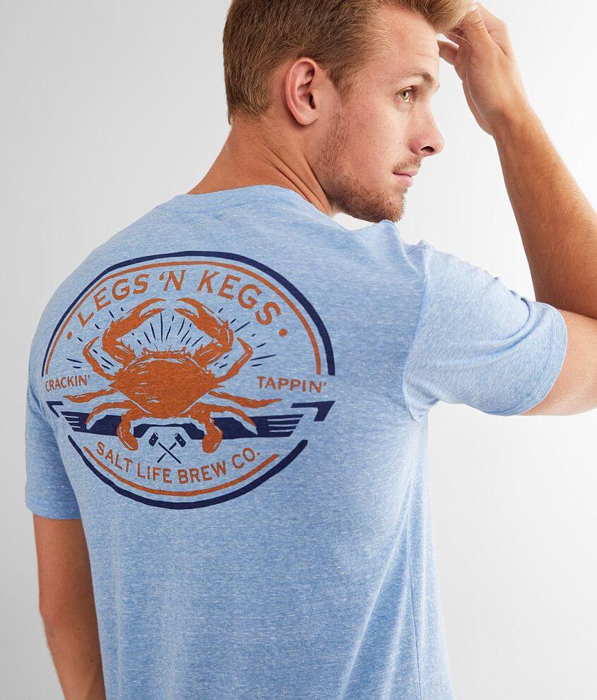 Salt Life Legs 'N Kegs T-Shirt - Men's T-Shirts in Chambray | Buckle