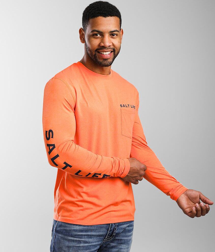 Salt Life Tuna Bound Performance T-Shirt - Men's T-Shirts in Papaya ...