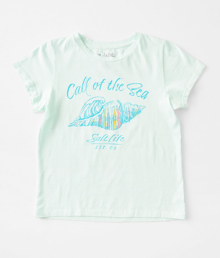 Girls - Salt Life Queen Conch T-Shirt - Girl's T-Shirts in Soothing Sea ...