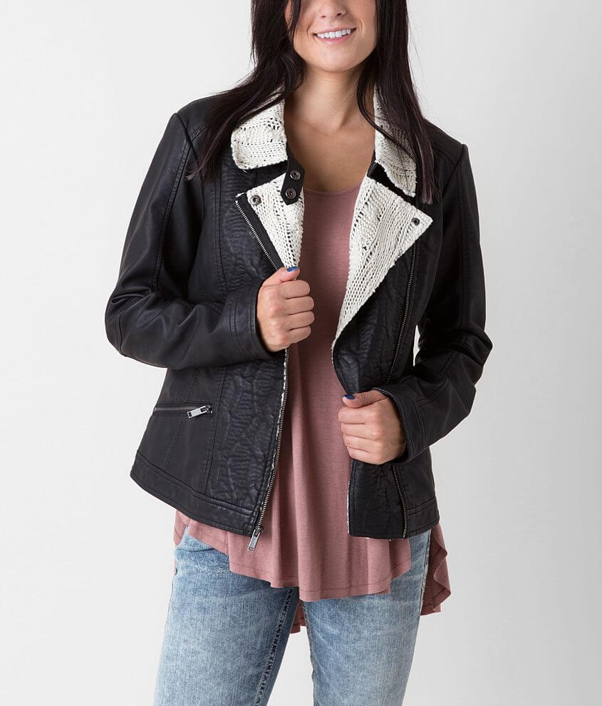 CoffeeShop Asymmetrical Zip Jacket - Women's Coats/Jackets in Black ...