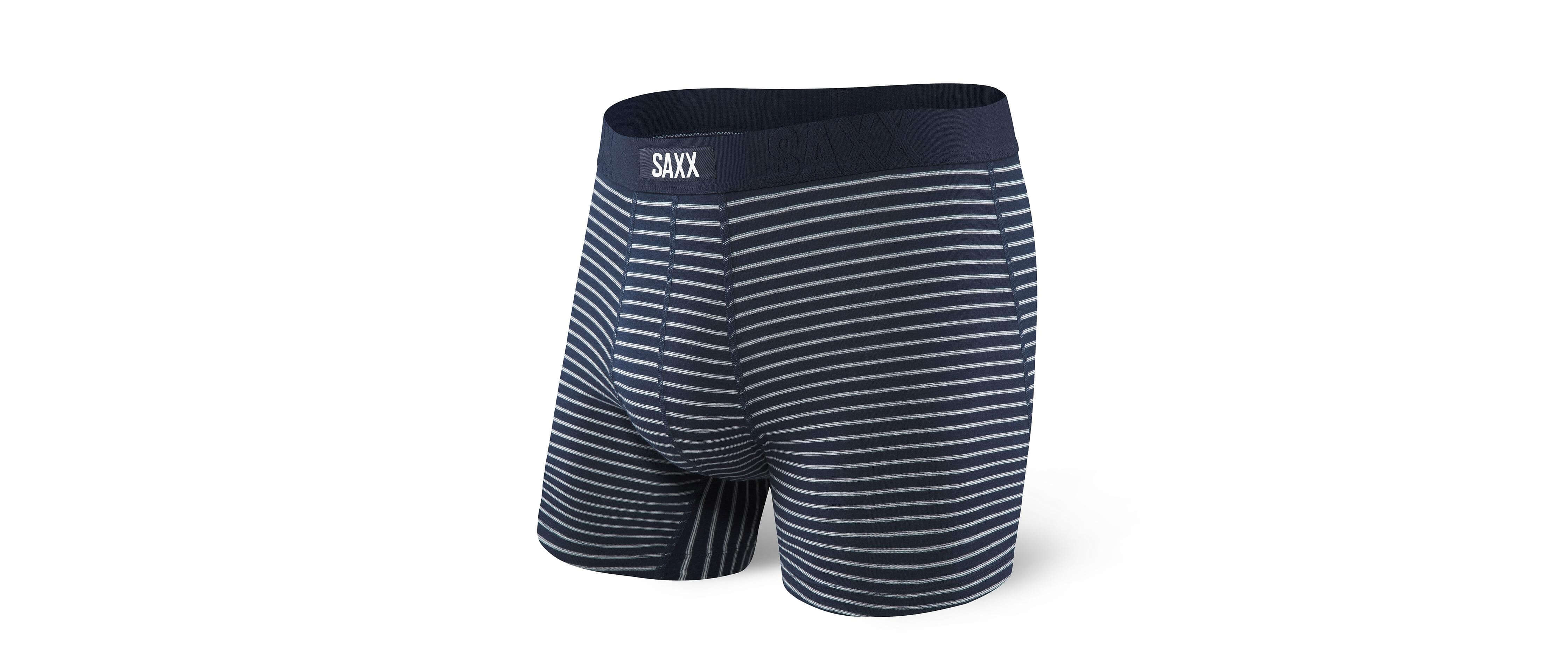 SAXX Undercover Stretch Boxer Briefs - Men's Boxers in Navy Skipper ...