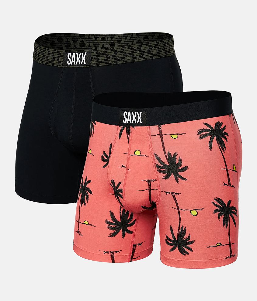 SAXX Ultra Super Soft 2 Pack Stretch Boxer Briefs - Men's Boxers in ...