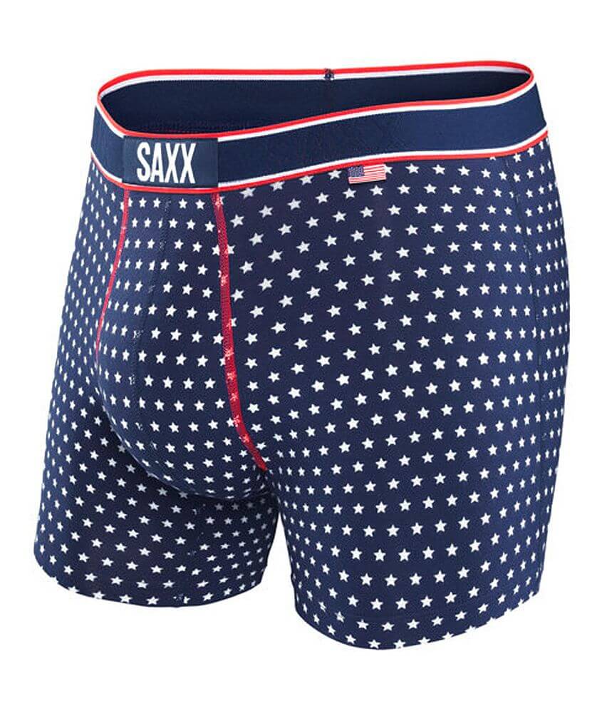 SAXX Vibe Stretch Boxer Briefs - Men's Boxers in USA Bright Navy | Buckle