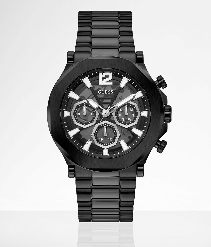 Guess Matte Watch - Men's Watches in Black | Buckle