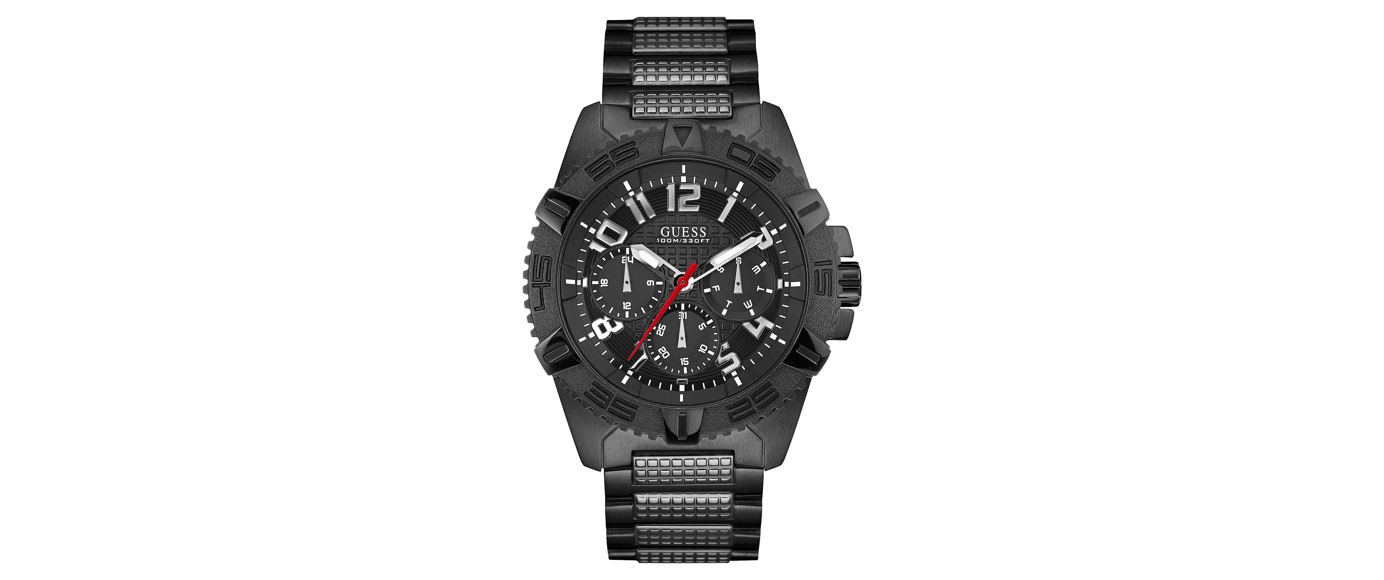 Guess Frontier Watch - Men's Watches in Gunmetal | Buckle