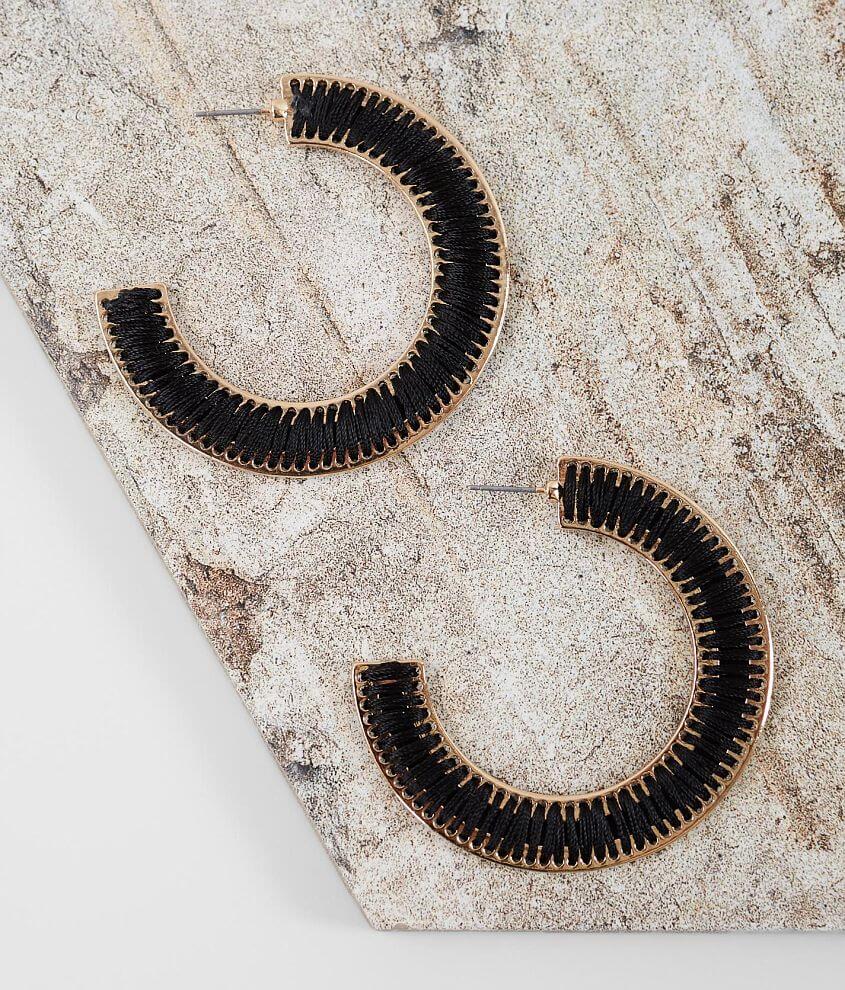 BKE Thread Wrapped Hoop Earring - Women's Jewelry in Gold | Buckle