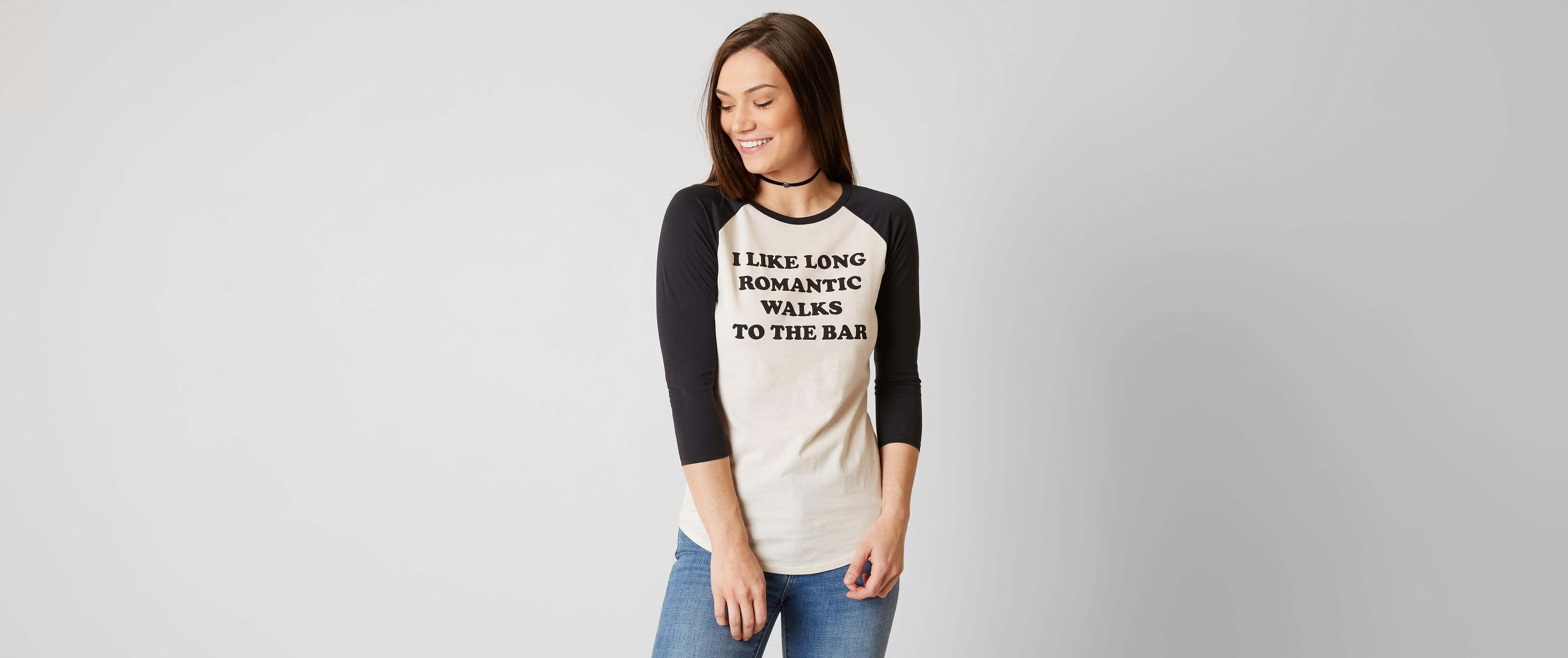 Project Karma Romantic Walks To The Bar T-Shirt - Women's T-Shirts in ...