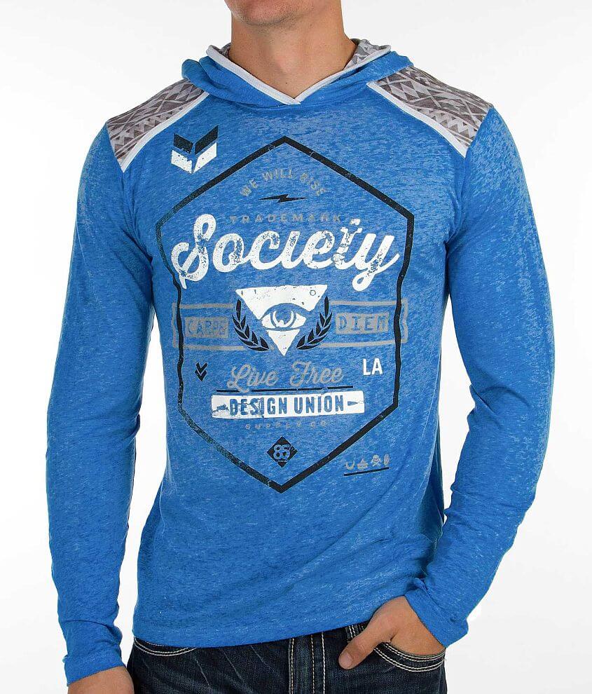Society Tomorrow Hoodie - Men's Sweatshirts in Royal Burnout | Buckle