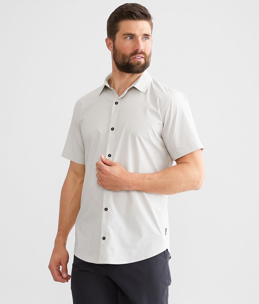 Departwest Performance Stretch Shirt - Men's Shirts in Light Grey | Buckle
