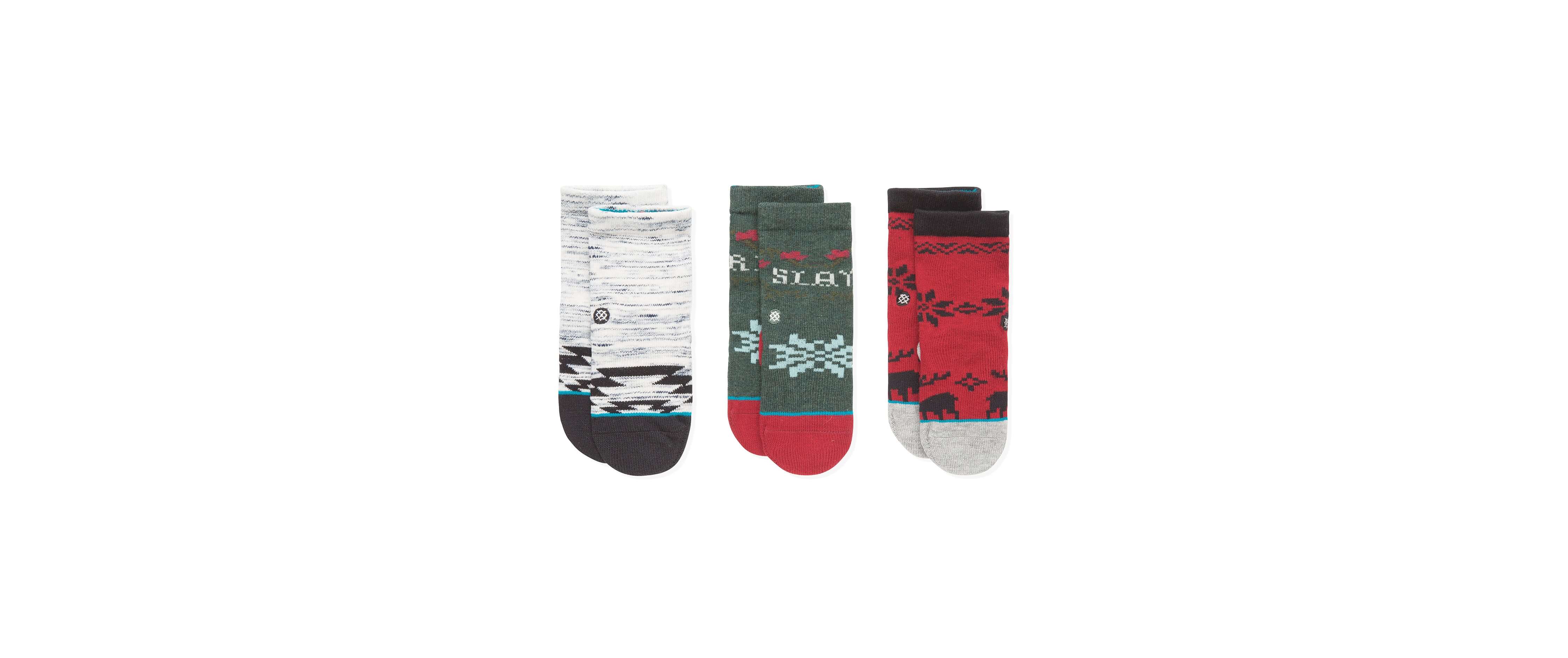 Toddler - Stance Toboggan 3 Pack Socks - Boy's Socks in Green | Buckle