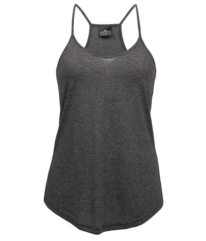 Angie Basic Tank Top - Women's Tank Tops in Heather Black White | Buckle