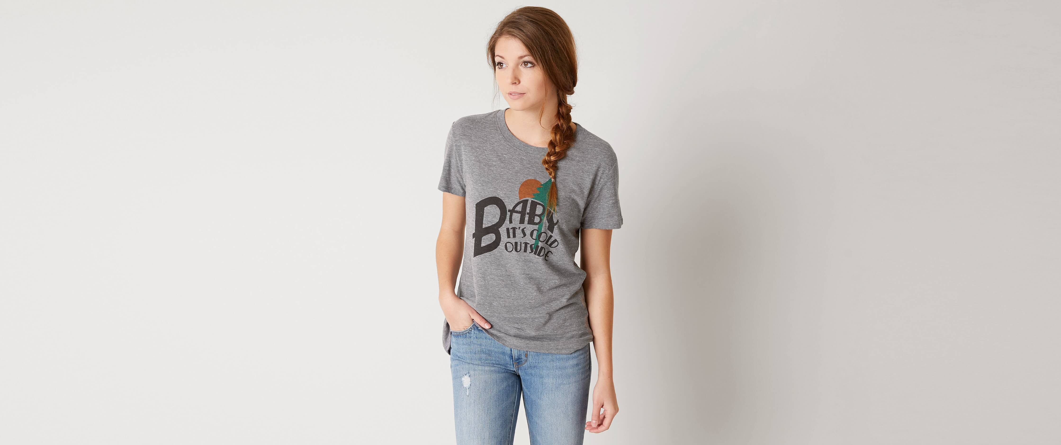 Sub Urban Riot Baby It's Cold Outside T-Shirt - Women's T-Shirts in ...