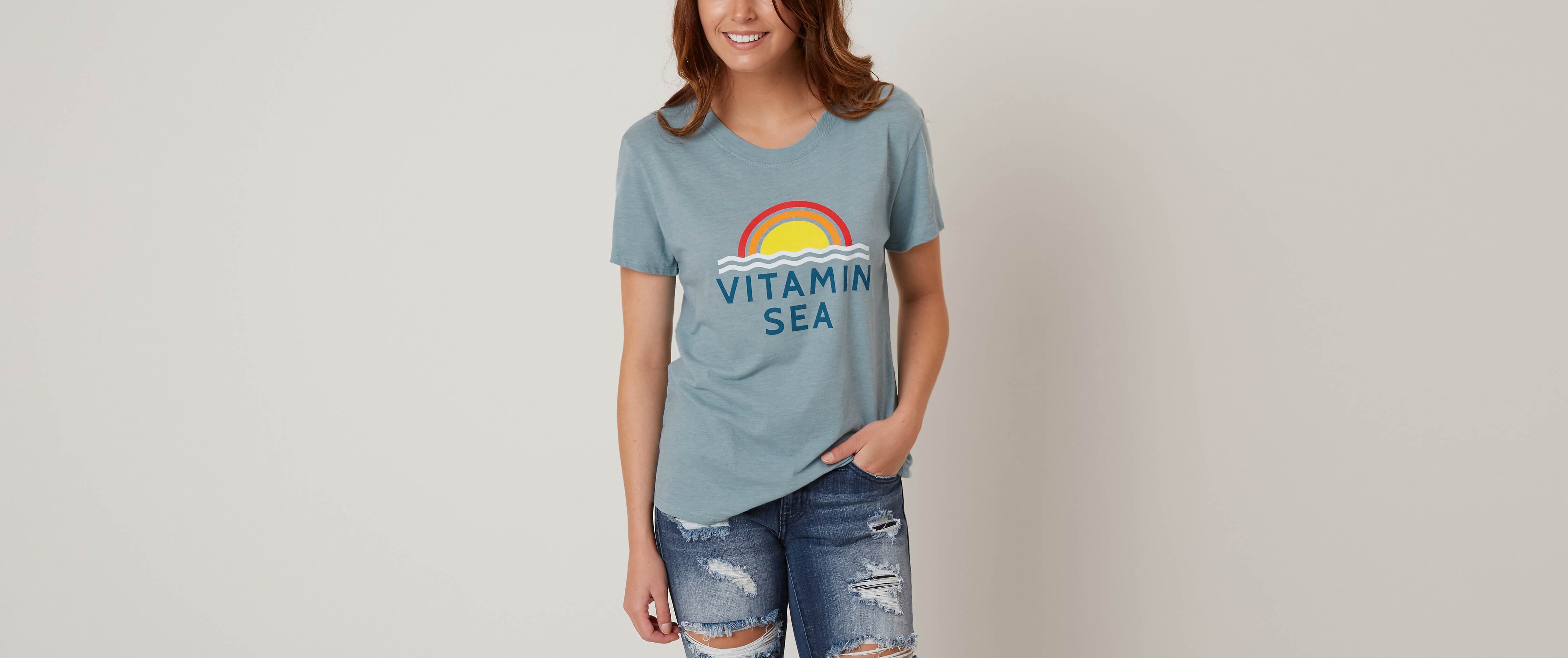 Sub Urban Riot Vitamin Sea T-Shirt - Women's T-Shirts in Light Denim ...