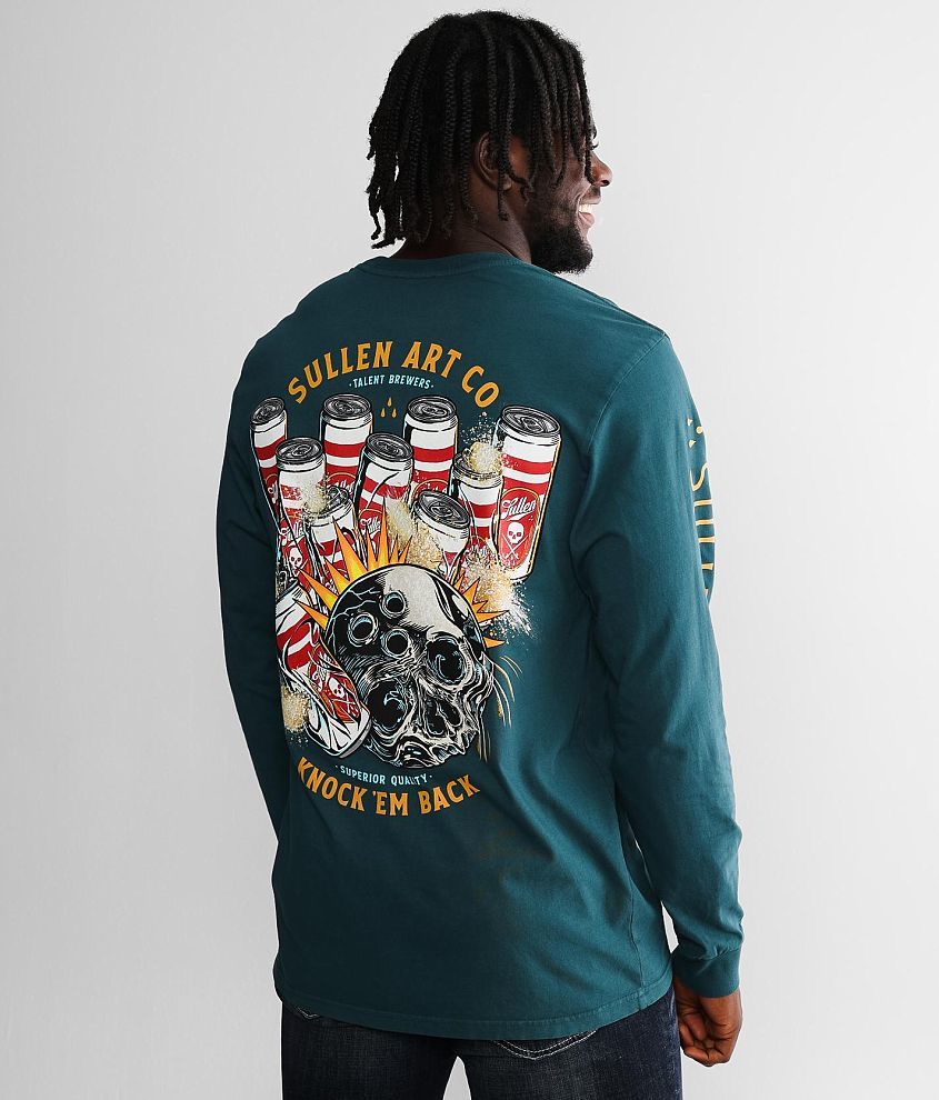 Sullen Knock 'Em Back T-Shirt - Men's T-Shirts in Sea Moss | Buckle