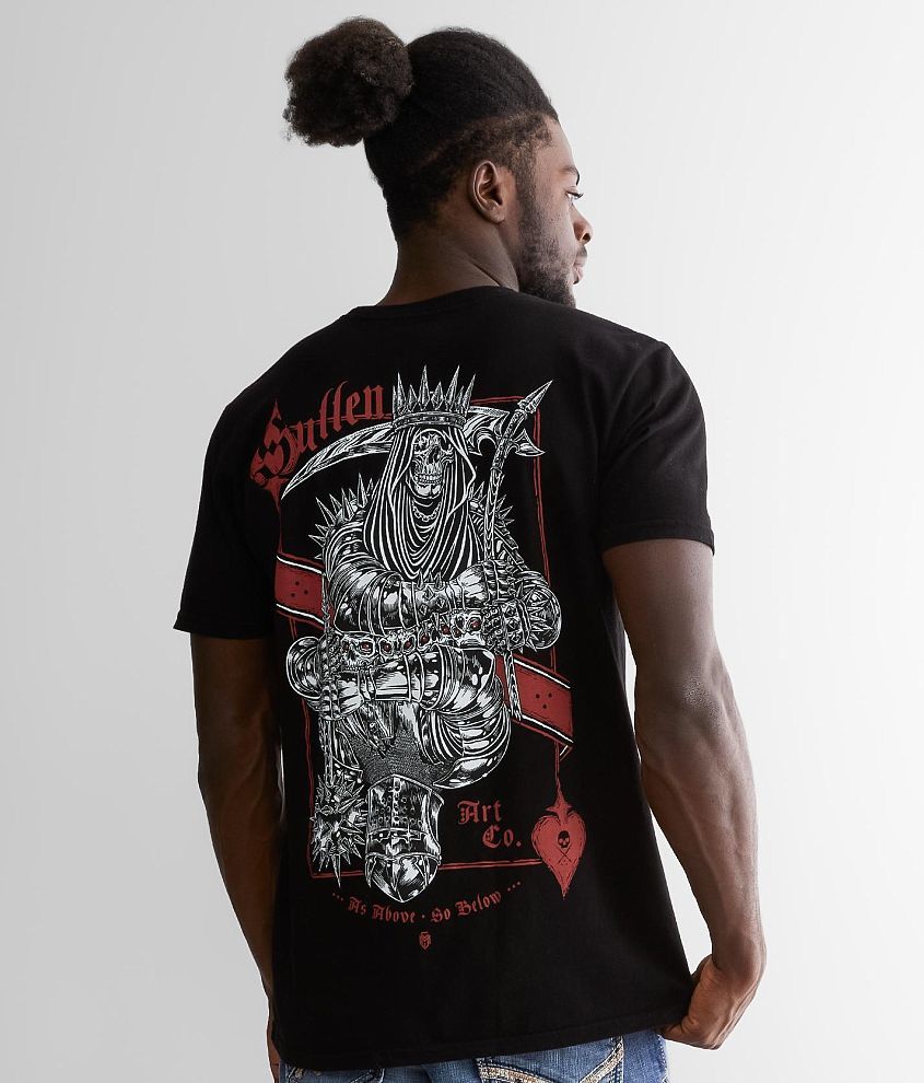 Sullen King Reaper T-Shirt - Men's T-Shirts in Jet Black | Buckle