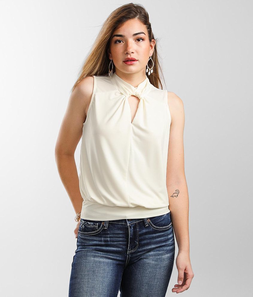 Buckle Black Shaping & Smoothing Tank Top - Women's Tank Tops in Cream ...