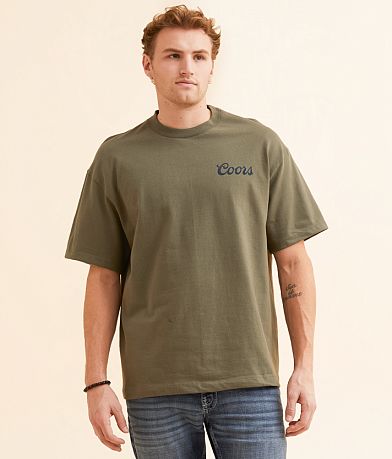 tee luv Coors® Banquet Waterfall T-Shirt - Men's T-Shirts in Fatigue ...