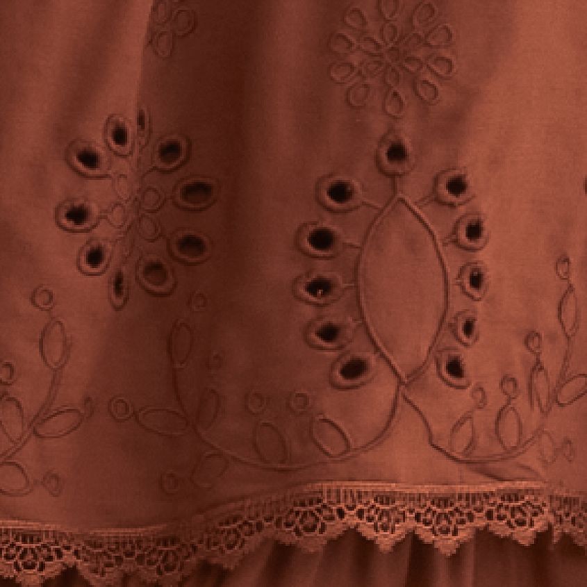 Daytrip Embroidered Tank Top - Women's Tank Tops in Burnt Red | Buckle