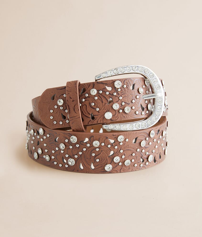 BKE Embossed Belt - Women's Belts in Brown Taupe | Buckle