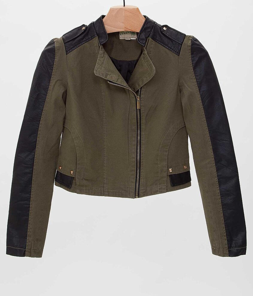 Ashley Pieced Jacket - Women's Coats/Jackets in Olive | Buckle