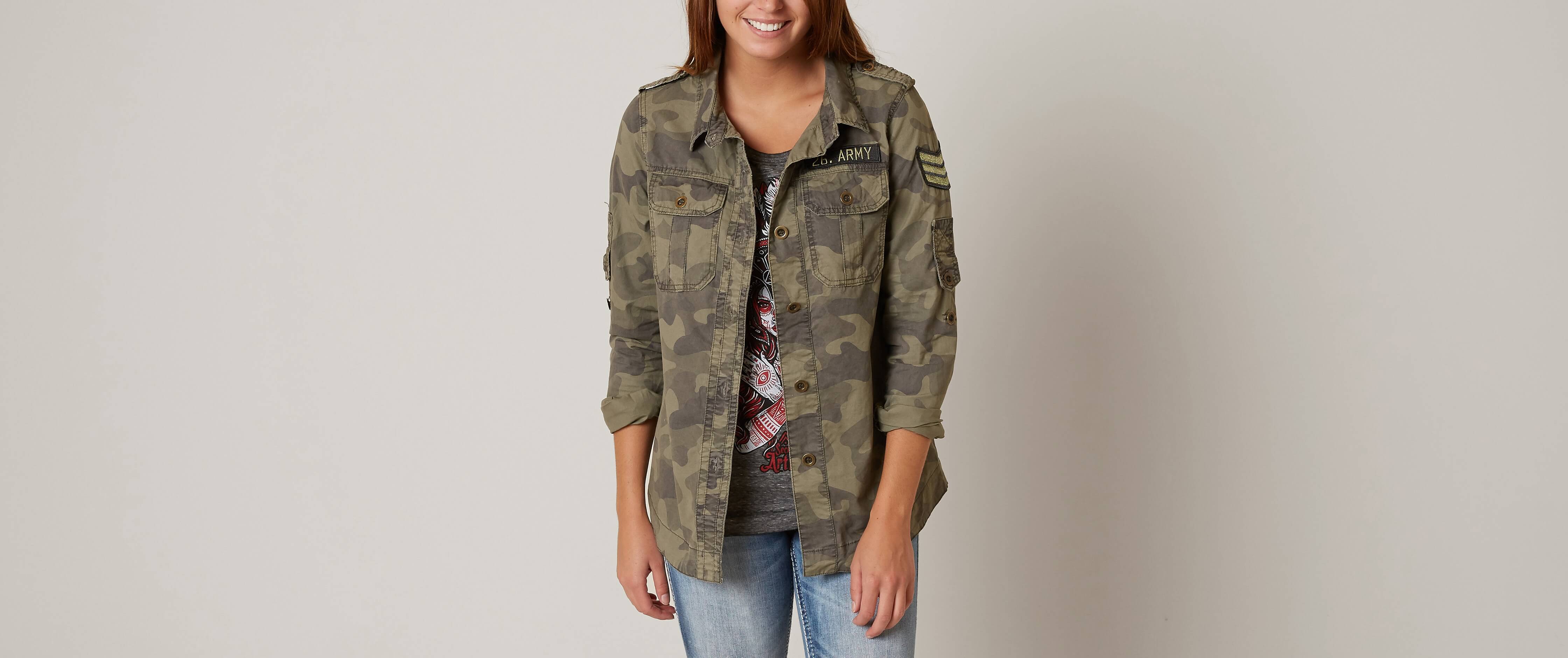 Ashley Camo Jacket - Women's Coats/Jackets in Black Camo | Buckle
