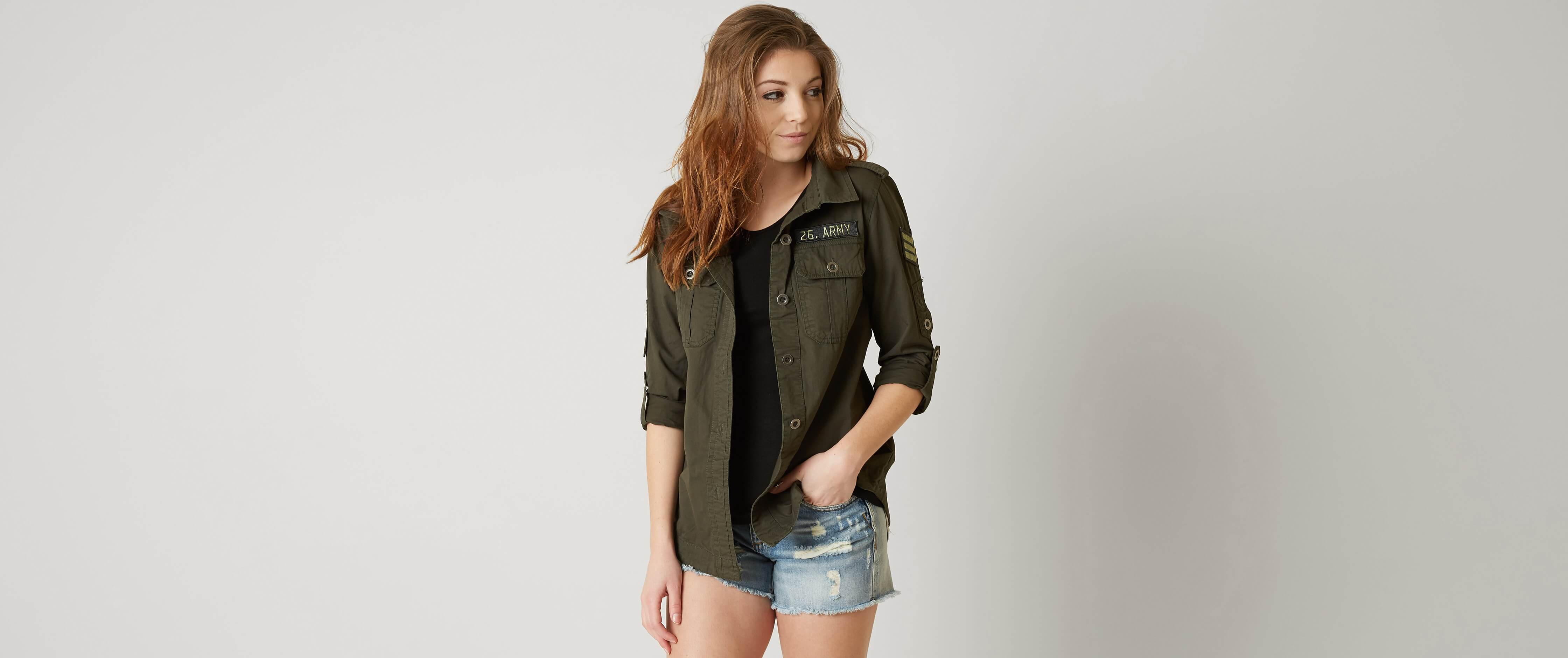 Ashley Canvas Jacket - Women's Coats/Jackets in Dark Olive | Buckle