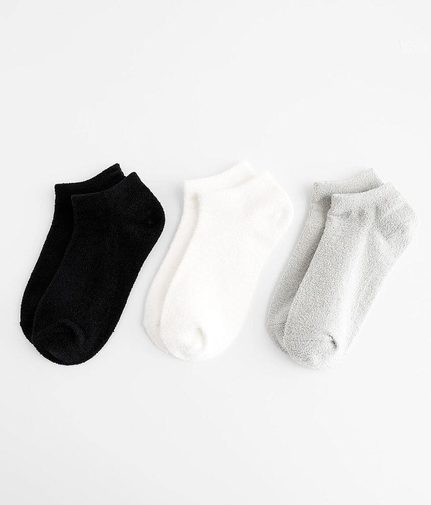Lemon 3 Pack Powder Soft Socks - Women's Socks in Medium Grey | Buckle