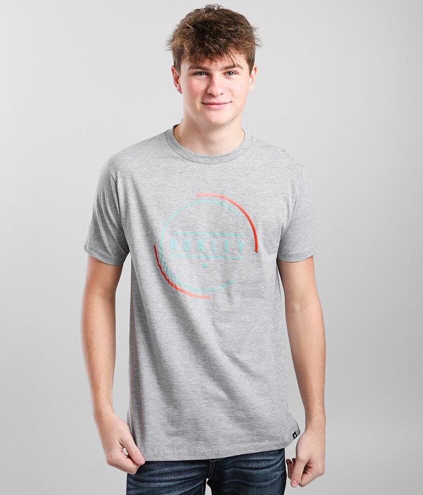 Hurley Label T-Shirt - Men's T-Shirts in Athletic Heather | Buckle