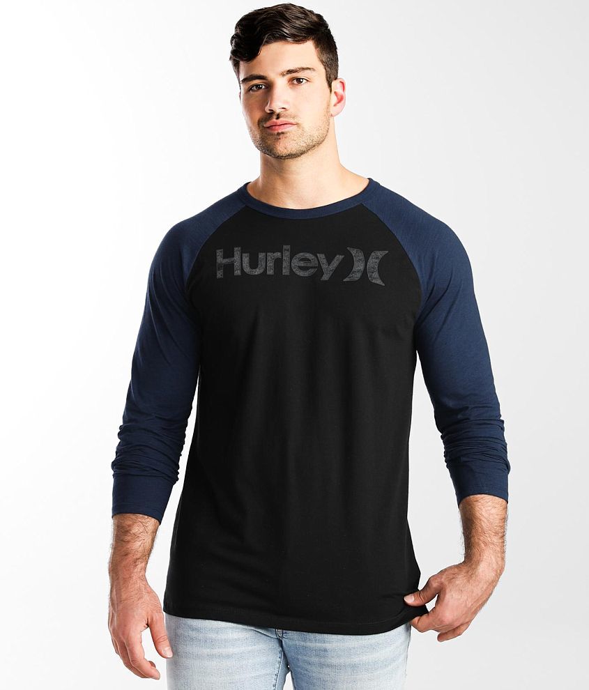 Hurley Logo T-Shirt - Men's T-Shirts in Black | Buckle