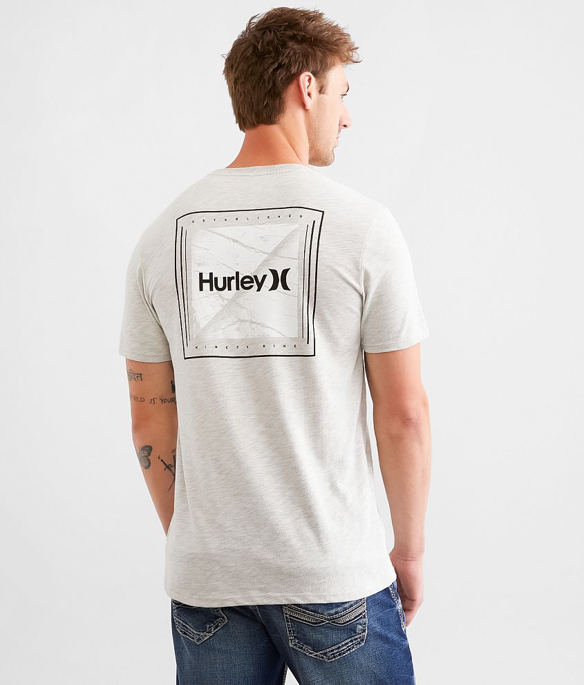 Hurley Edges T-Shirt - Men's T-Shirts in Sail Streaky | Buckle